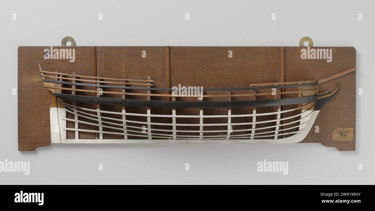 Half Model of a Sloop of War, anonymous, c. 1780 - c. 1820 ship model ...