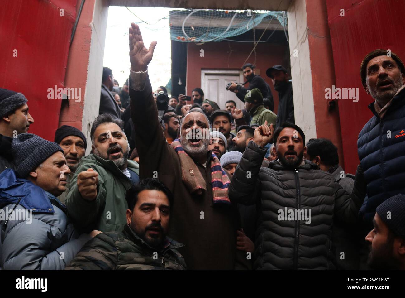 Srinagar Kashmir, India. 23rd Dec, 2023. leaders and workers of Jammu ...