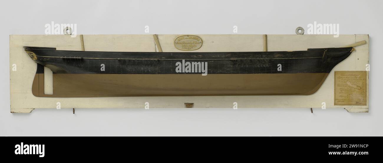 Half Model of A Screw Steamer, Rijkswerf Amsterdam, 1857 - 1860 ship ...