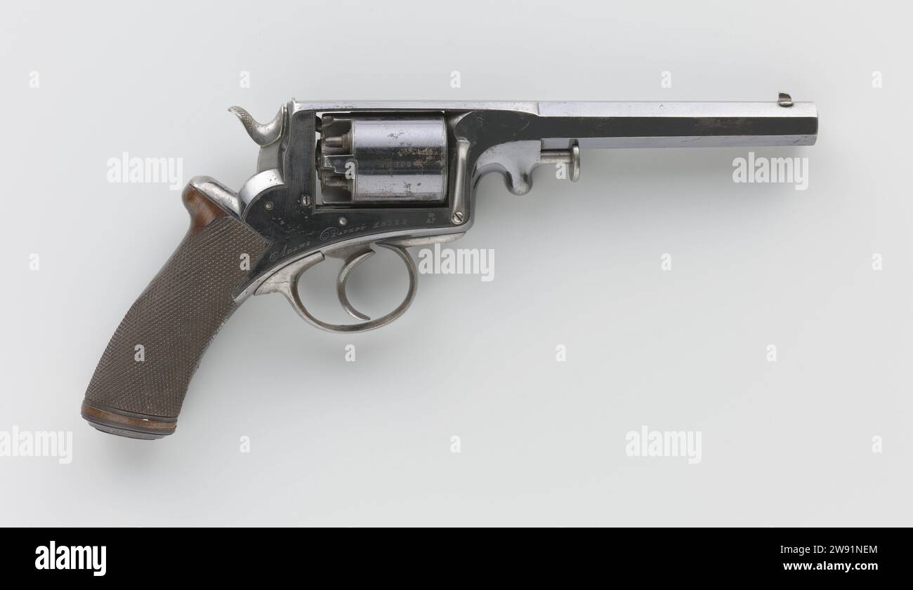 Percussion Revolver with Accessories in a Box, A. Francotte, 1852 ...