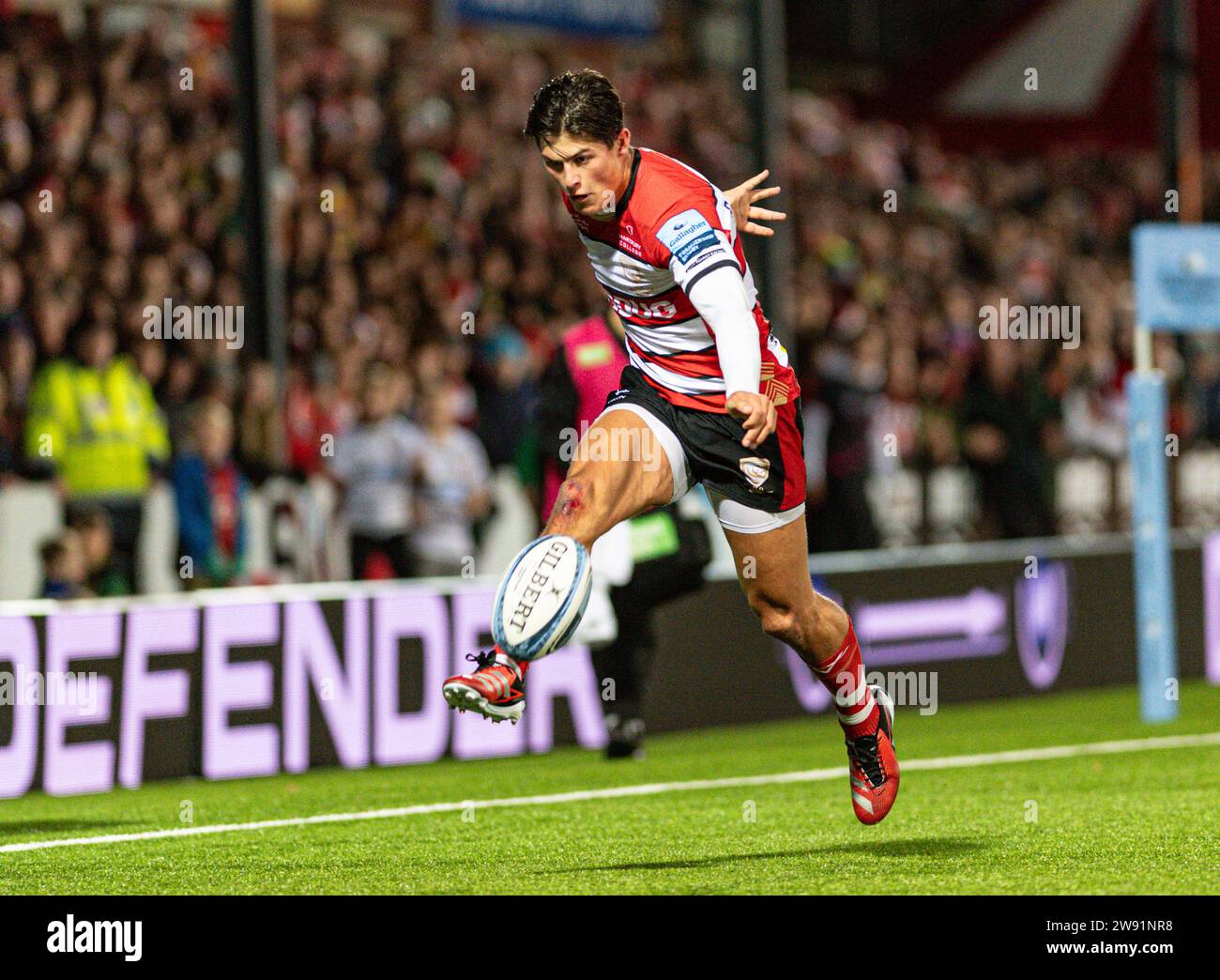 Kingsholm Stadium, Gloucester, Gloucestershire, UK. 23rd Dec, 2023 ...