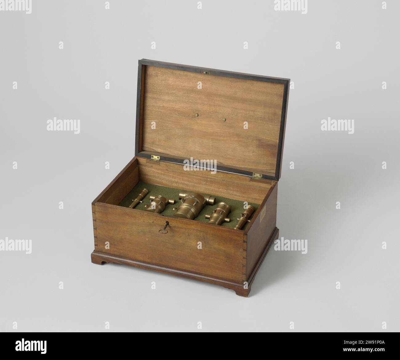 Box containing Six Models of Guns and Four Documents, Pieter Verbruggen ...