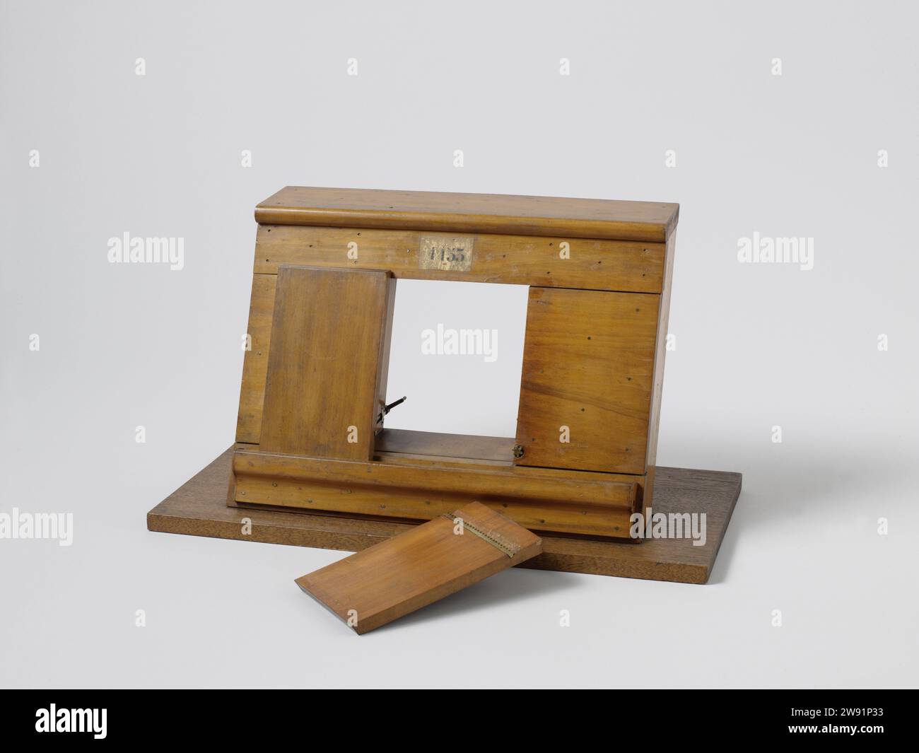 Model of a Gun Port of a Floating Battery, anonymous, 1861 ...