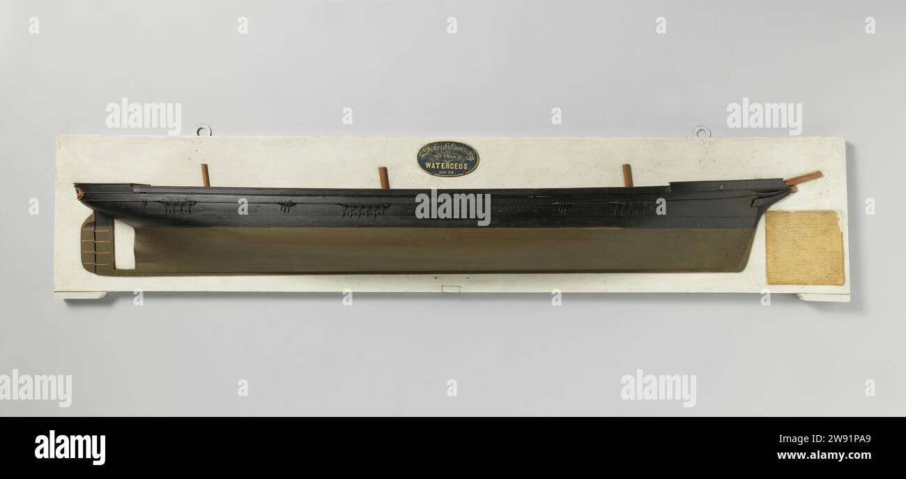 Half Model of A Screw Steamer, Rijkswerf Amsterdam, 1865 ship model ...