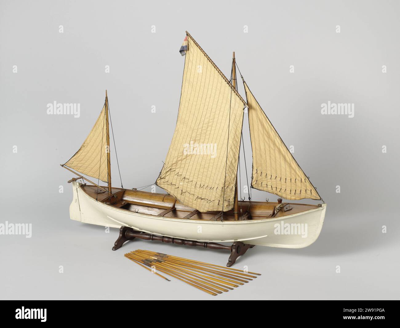 Model of a Lifeboat, Adriaan Rosel, c. 1870 - c. 1876 ship model. fully ...