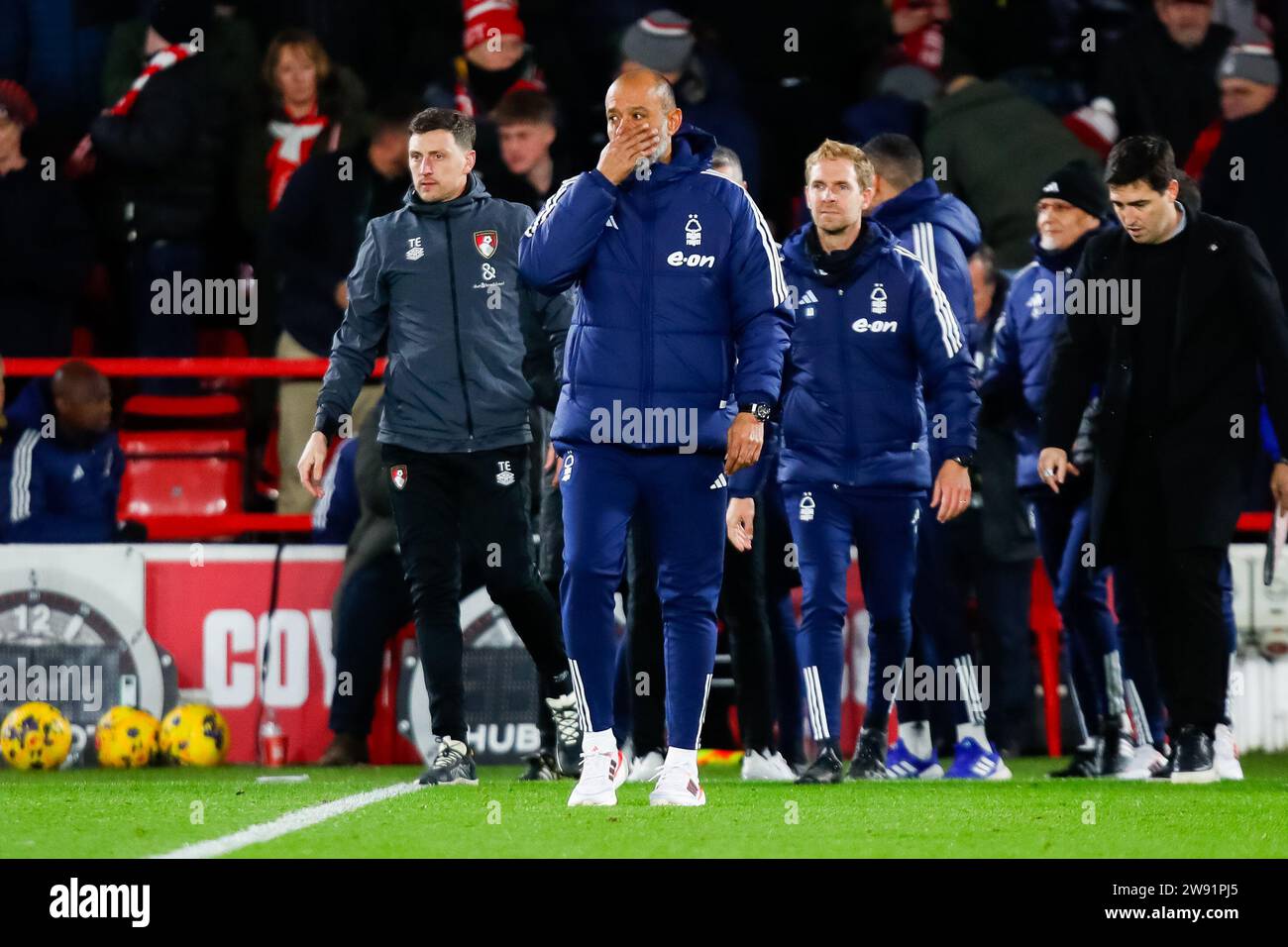 The City Ground, Nottingham, UK. 23rd Dec, 2023. Premier League ...