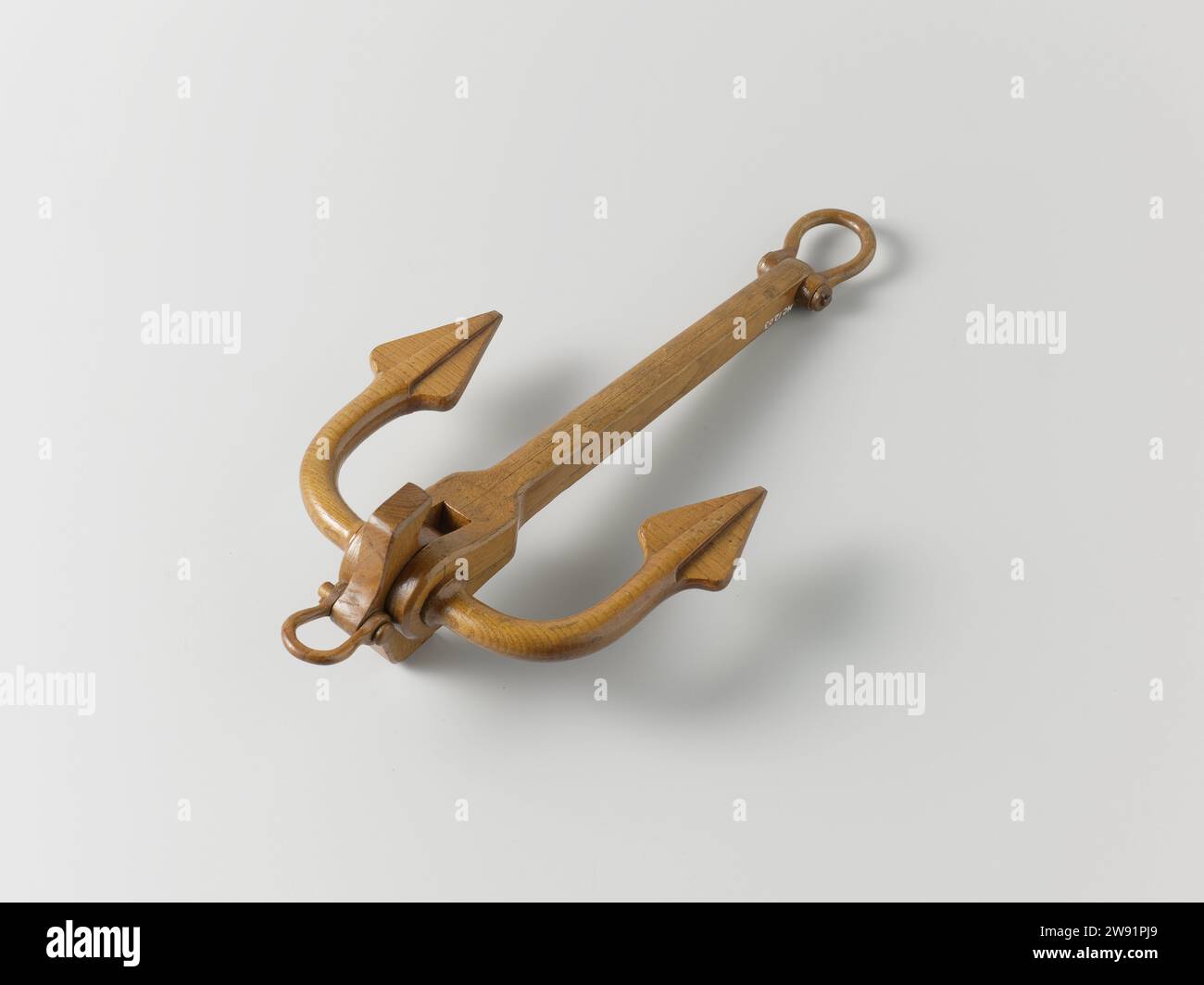 Model of Anchor, G. de Bruijn, c. 1859 demonstration model Wooden model ...