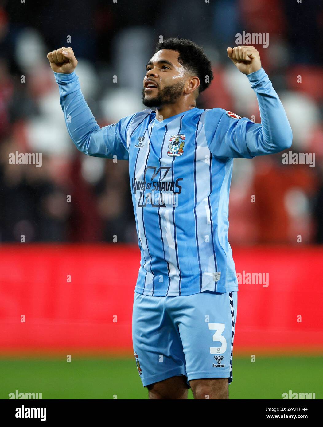 Coventry City's Jay Dasilva celebrates after the Sky Bet Championship ...