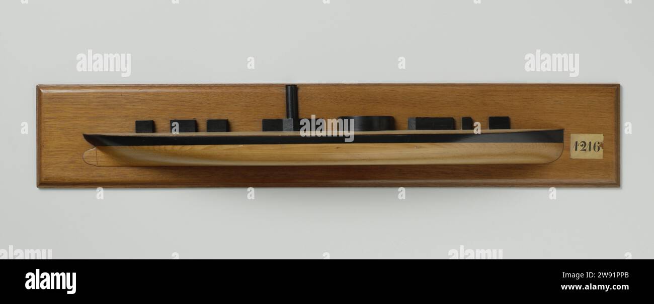 Half Model of an Ironclad Monitor, Laird Brothers, 1865 ship model ...