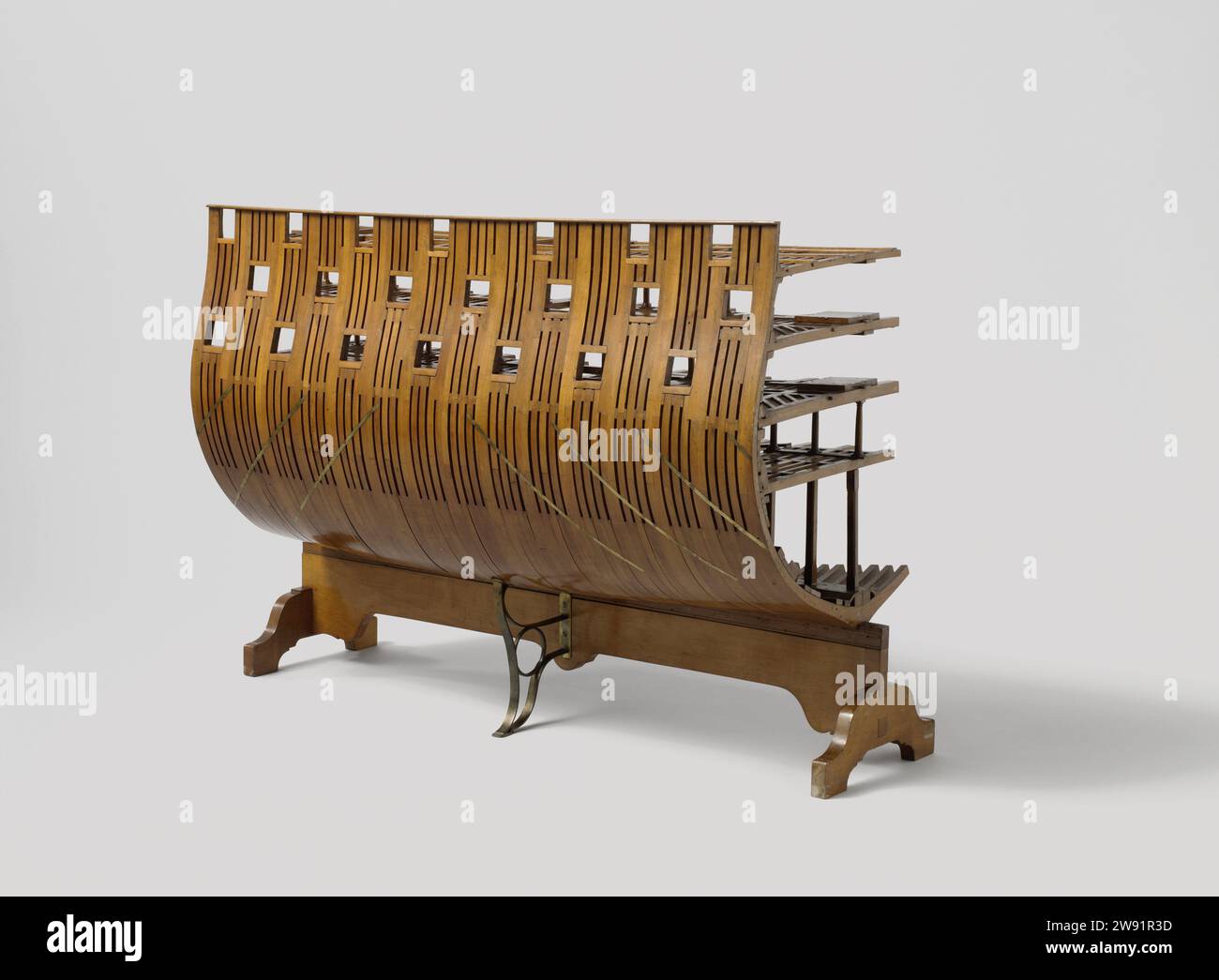 Model of Part of a 74-Gun Ship of the Line, Rijkswerf Vlissingen ...