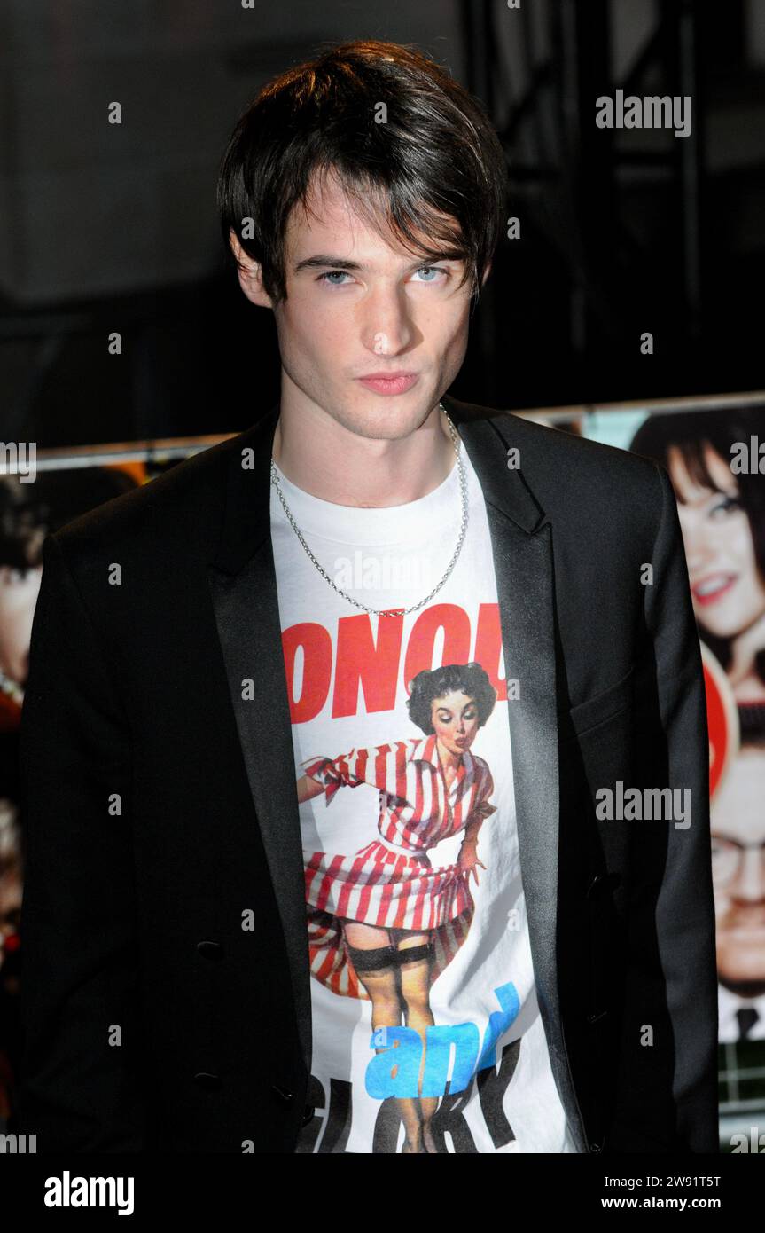Tom Sturridge, The Boat That Rocked Premiere, London, UK Stock Photo ...