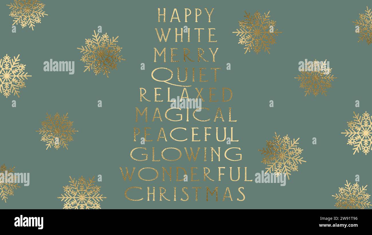 Christmas background full golden Stock Vector Images - Alamy