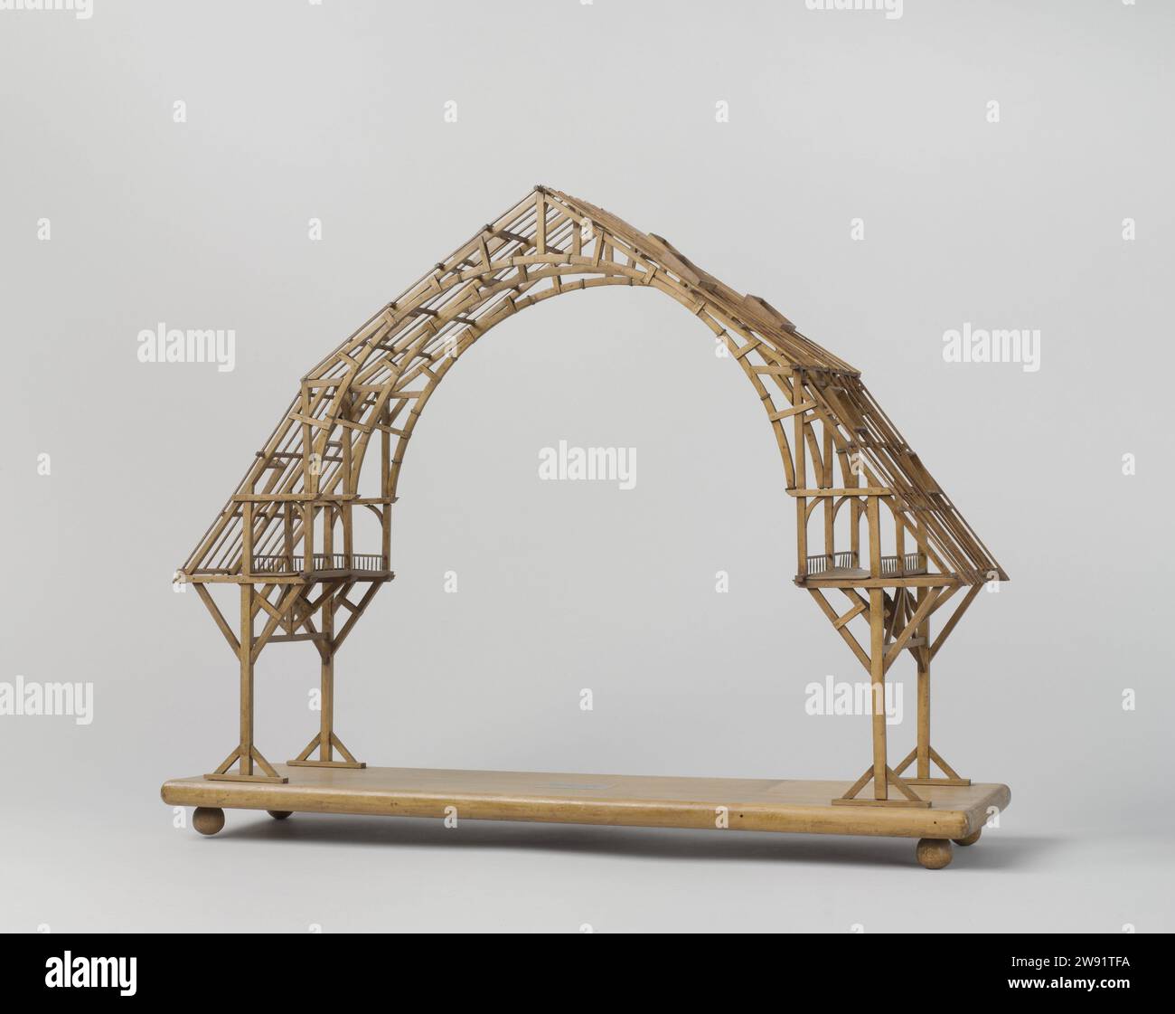 Model of Part of the Roof of a Covered Slipway, P. Dockheer, J. de Haan ...