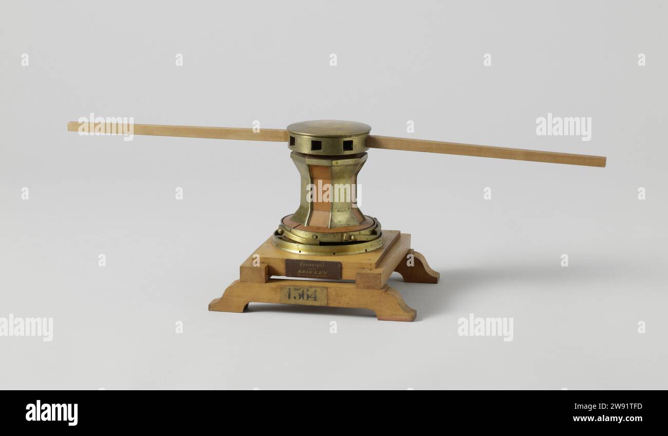 Model of A Capstan, Rijkswerf Vlissingen, c. 1848 - c. 1850 ...