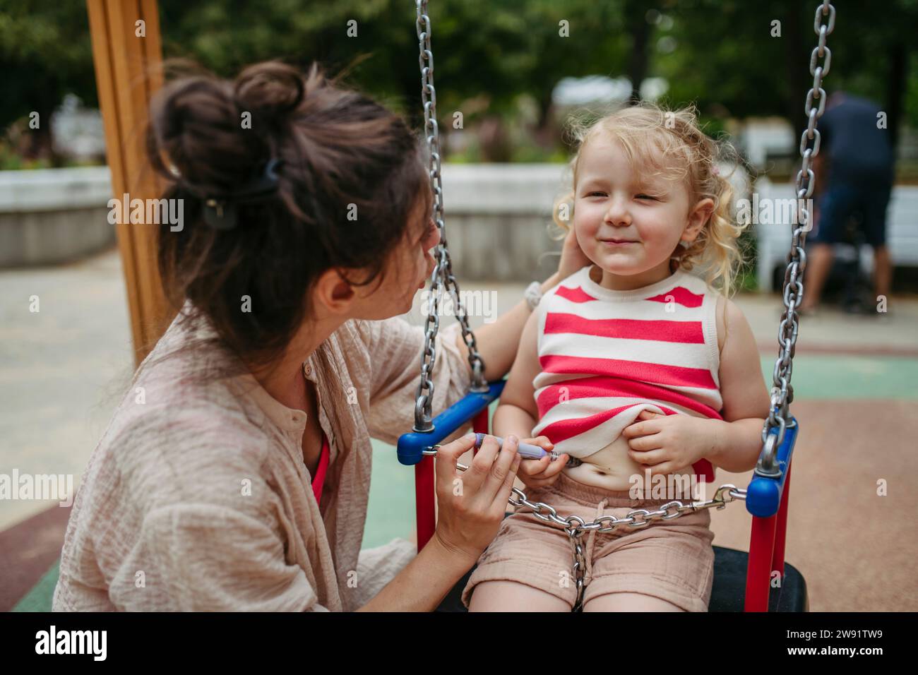 Child injection mother hi-res stock photography and images - Alamy