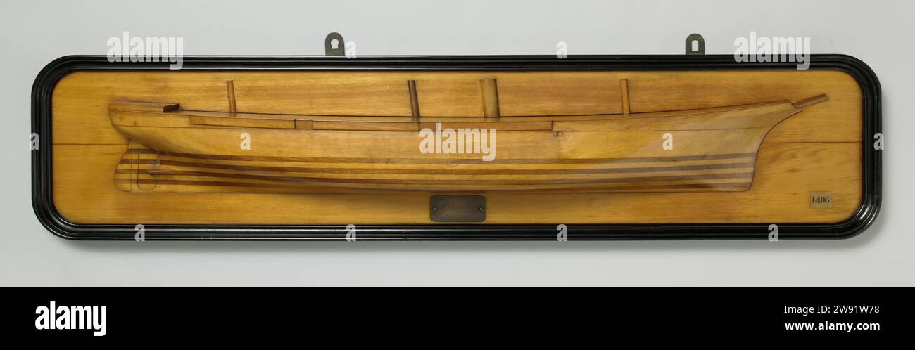 Half Model of A Screw Steamer, Nederlandsche Stoomboot Maatschappij ...