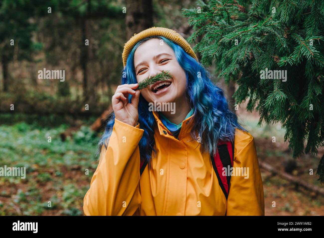 Tourist smelling hi-res stock photography and images - Alamy