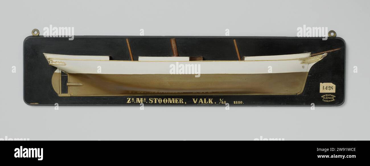 Half Model of A Screw Steamer, Royal Society De Schelde, 1880 ship ...