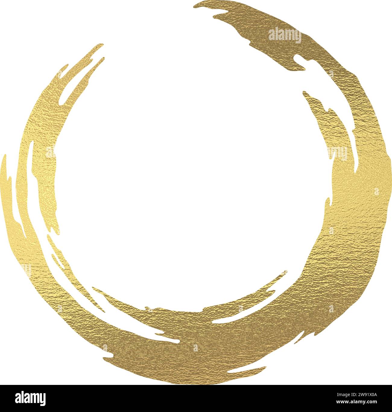 Gold paint circle hi-res stock photography and images - Alamy
