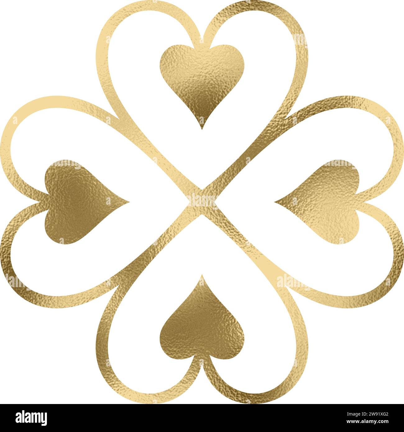 Heart mandala in gold, transparent background Stock Vector Image & Art ...