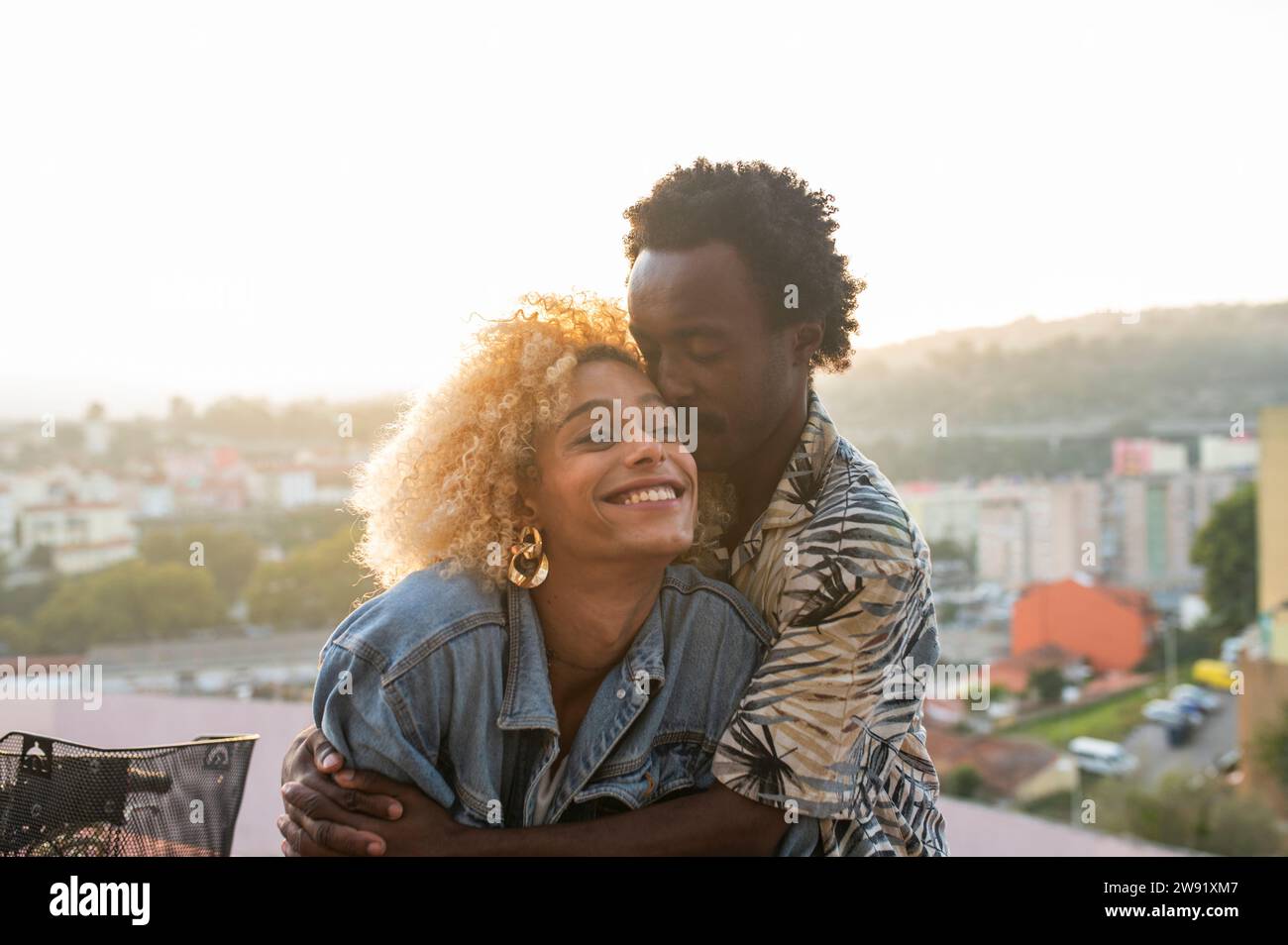 Happy transgender man embracing hi-res stock photography and images - Alamy