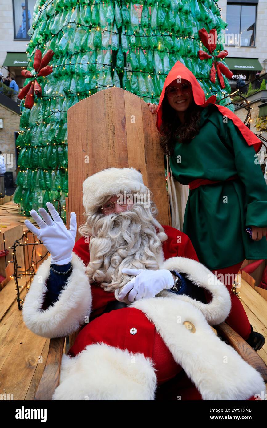 Bordeaux, France. December 23, 2023. Ecology and 100% eco-responsible ...
