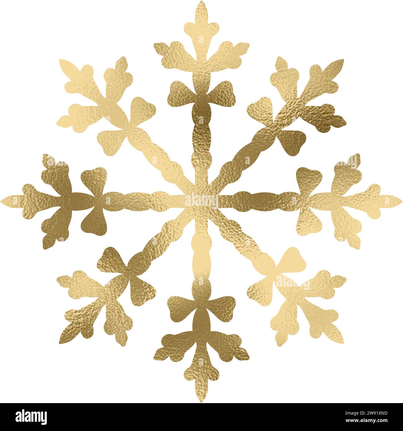 Snowflake gold with transparent background Stock Vector Image & Art - Alamy