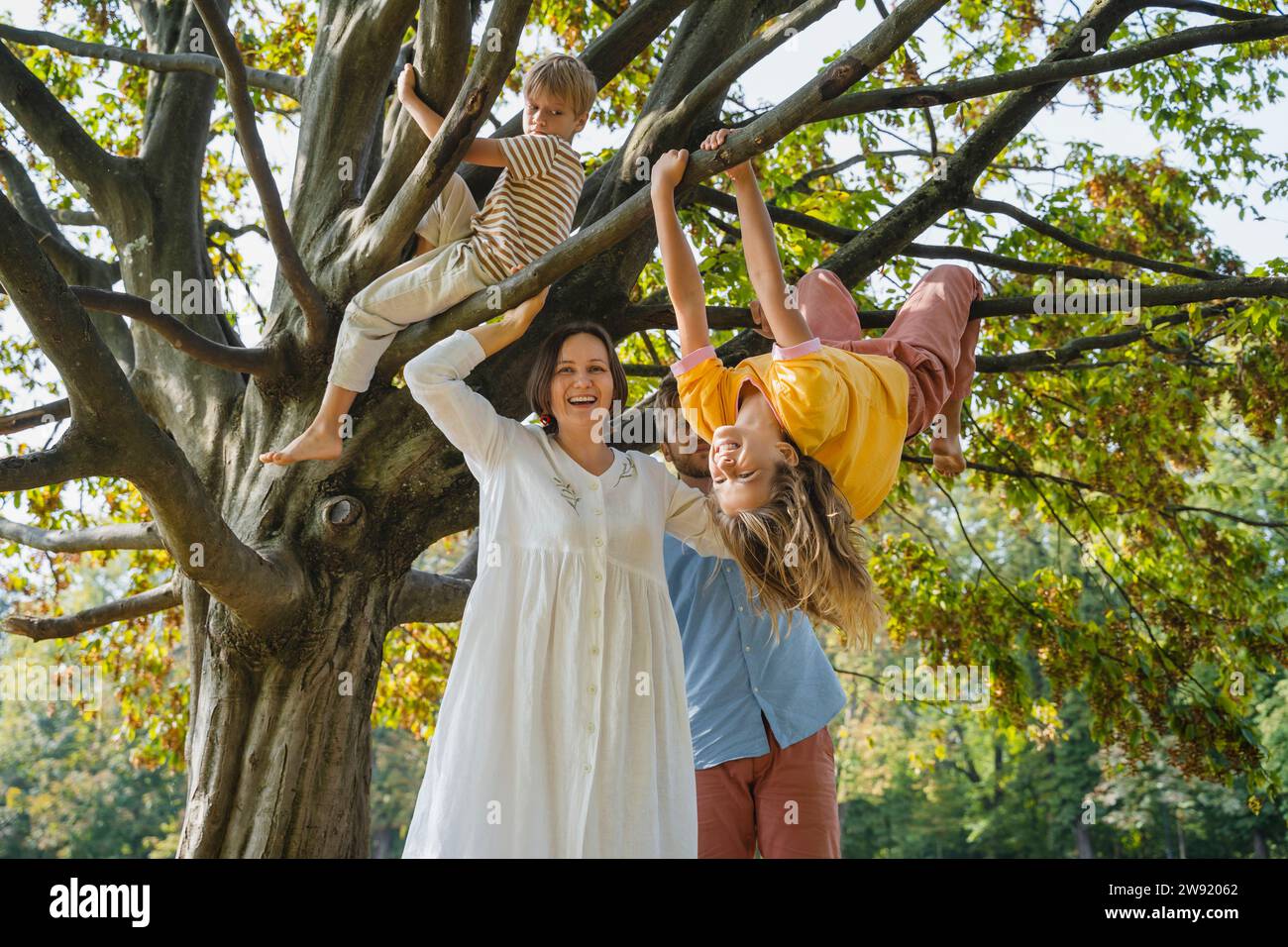Playing hanging tree park hi-res stock photography and images - Alamy
