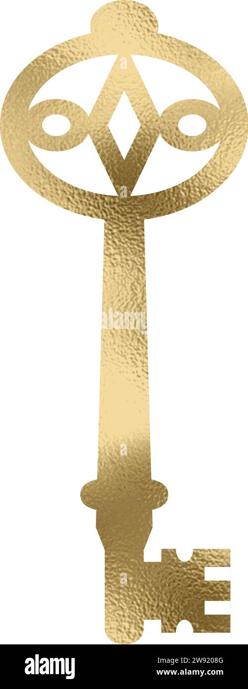 golden key with transparent background Stock Vector Image & Art - Alamy
