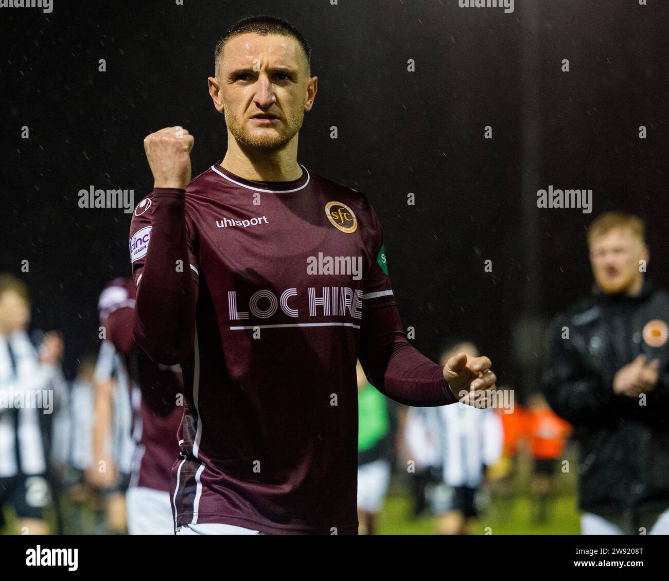 Stenhousemuir, Scotland. 23 December 2023. Ross Meechan (2 ...