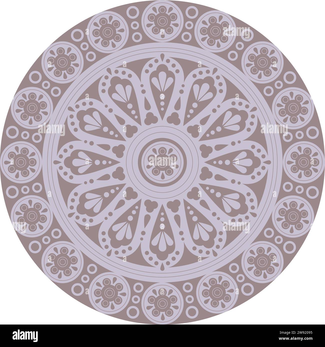 Architectural rosette Stock Vector Images - Alamy