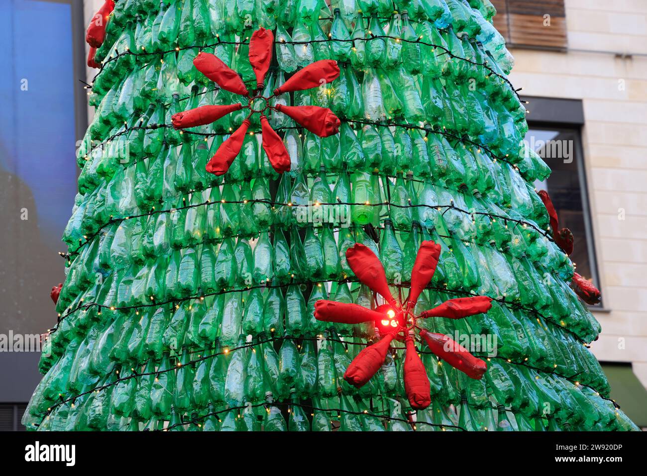 Bordeaux, France. December 23, 2023. Ecology and 100% eco-responsible ...