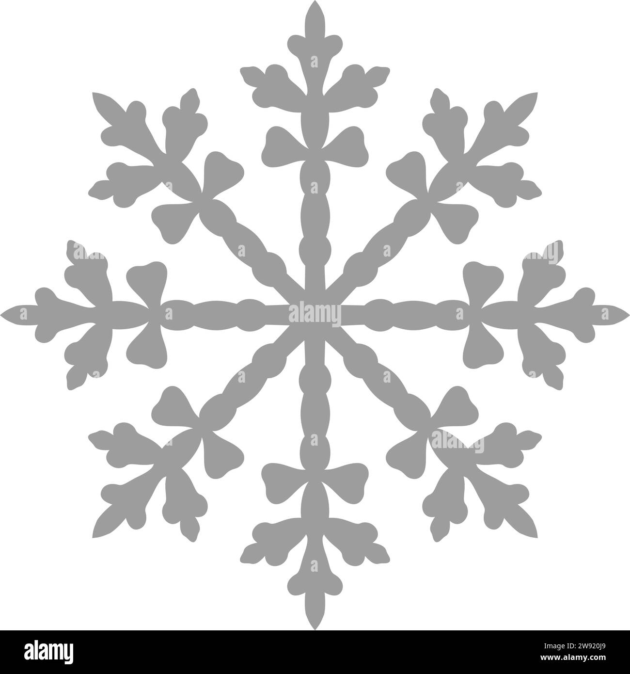 Snowflake gray with transparent background Stock Vector Image & Art - Alamy