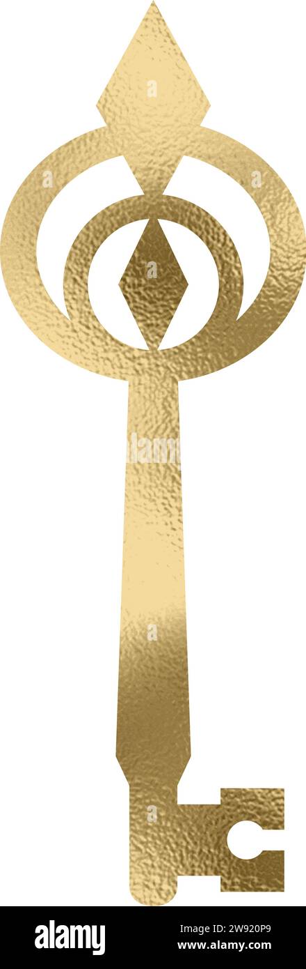 golden key with transparent background Stock Vector Image & Art - Alamy