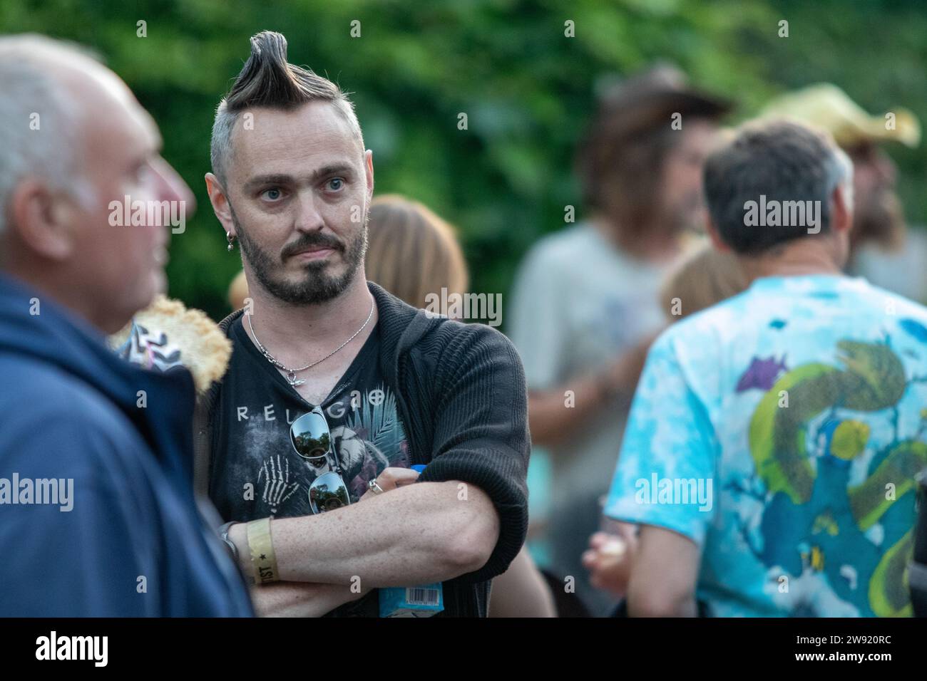 A moment for an audience member during the 2019 Maverick Americana ...