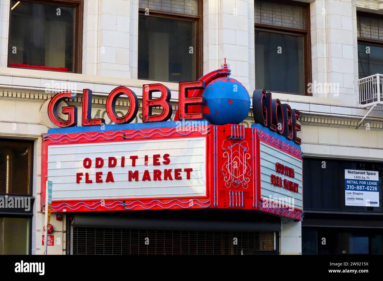 Los Angeles, California:GLOBE Theatre, historic Theatre at 740 S ...