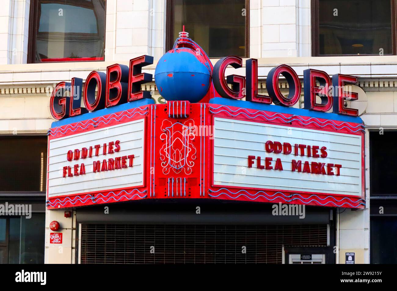Los Angeles, California:GLOBE Theatre, historic Theatre at 740 S ...