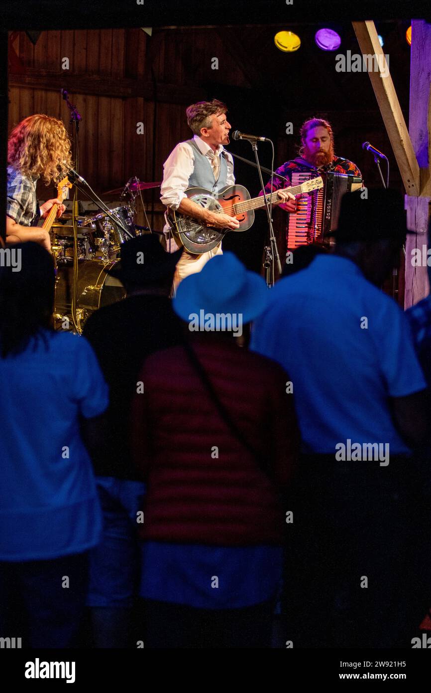 Santa Rosa band The Crux with front man Josh Windmiller on stage at the ...