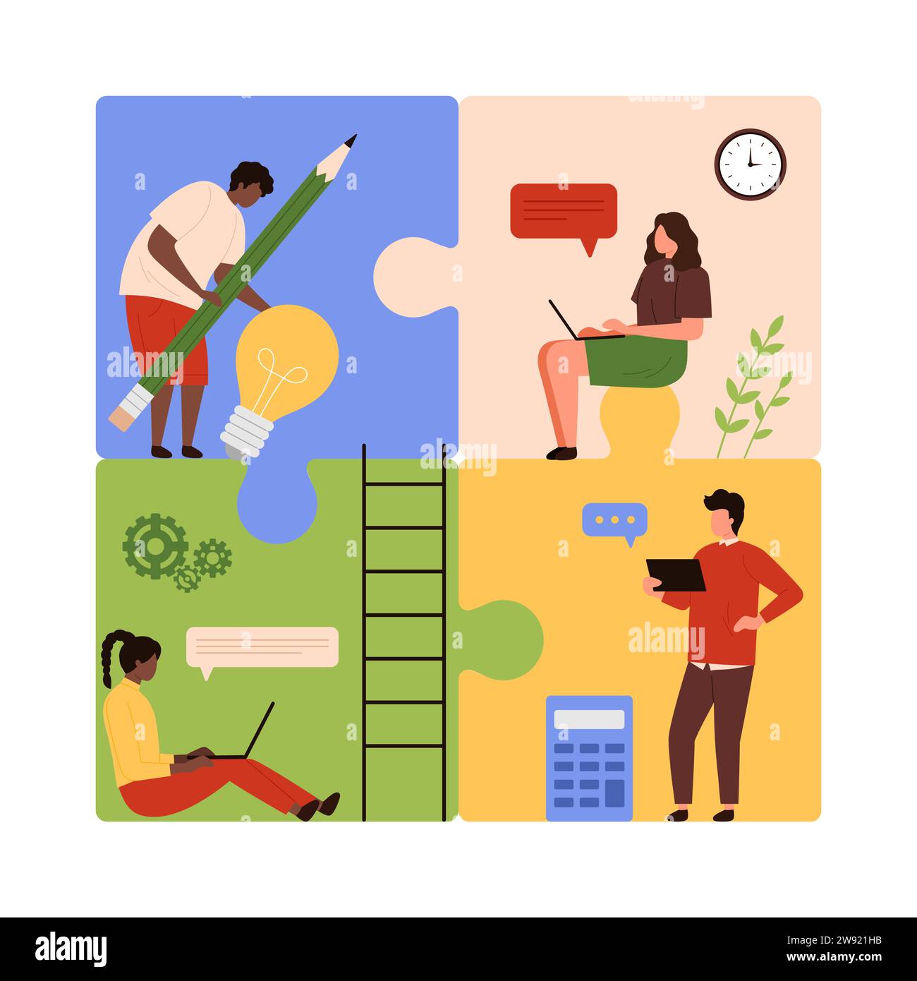 Effective communication cartoon hi-res stock photography and images - Alamy