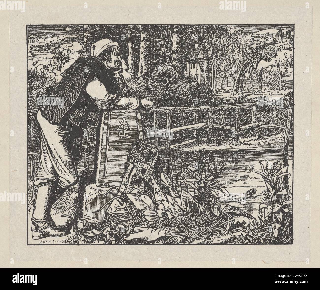 The Old Chartist 1928 by Joseph Swain Stock Photo - Alamy