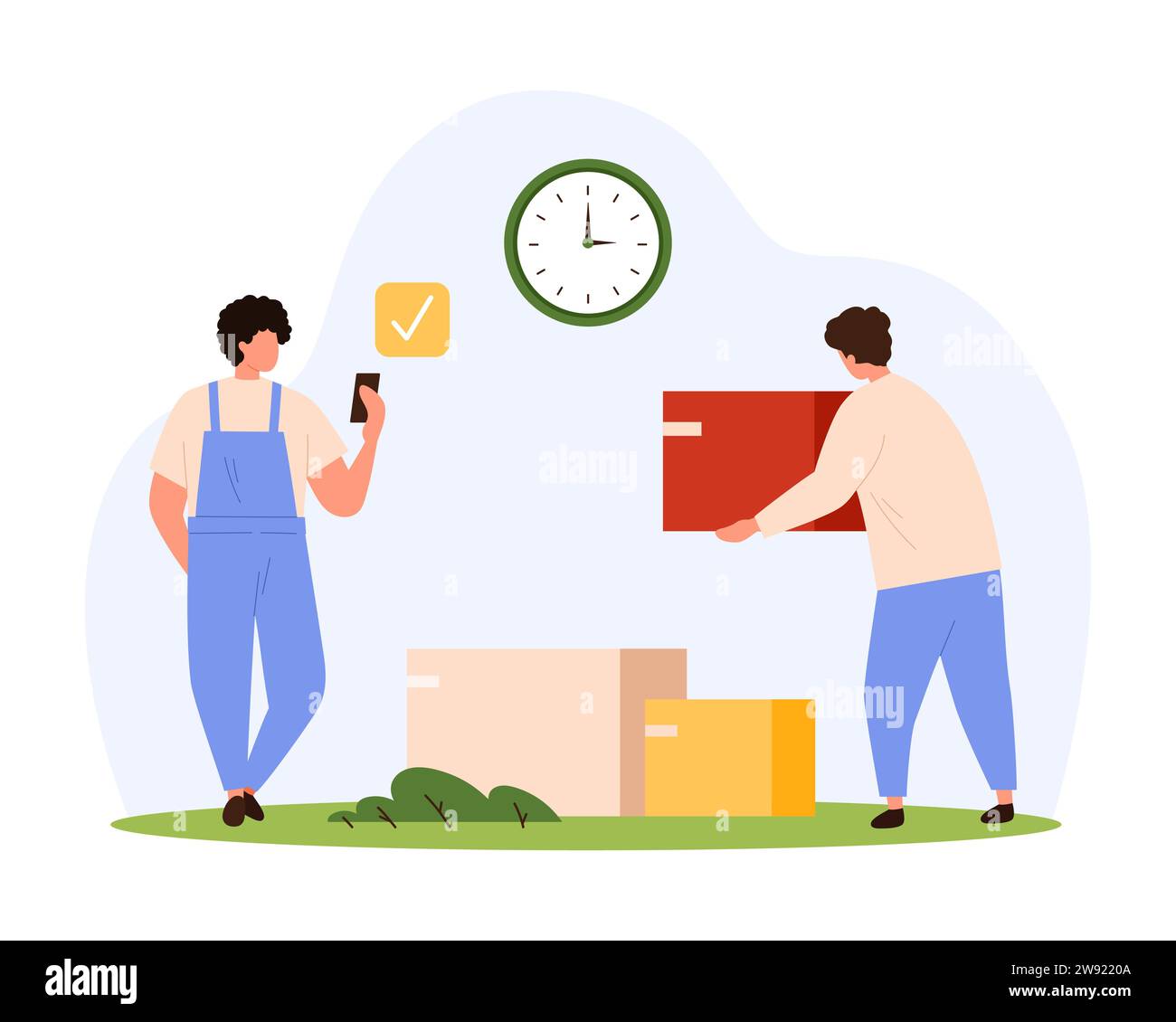 Delivery, distribution and inventory of parcels in wholesale warehouse ...