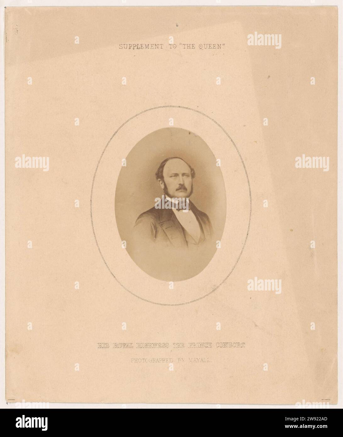 Portrait of Albert, Prince of Saxony -Coburg and Gotha, John Jabez ...