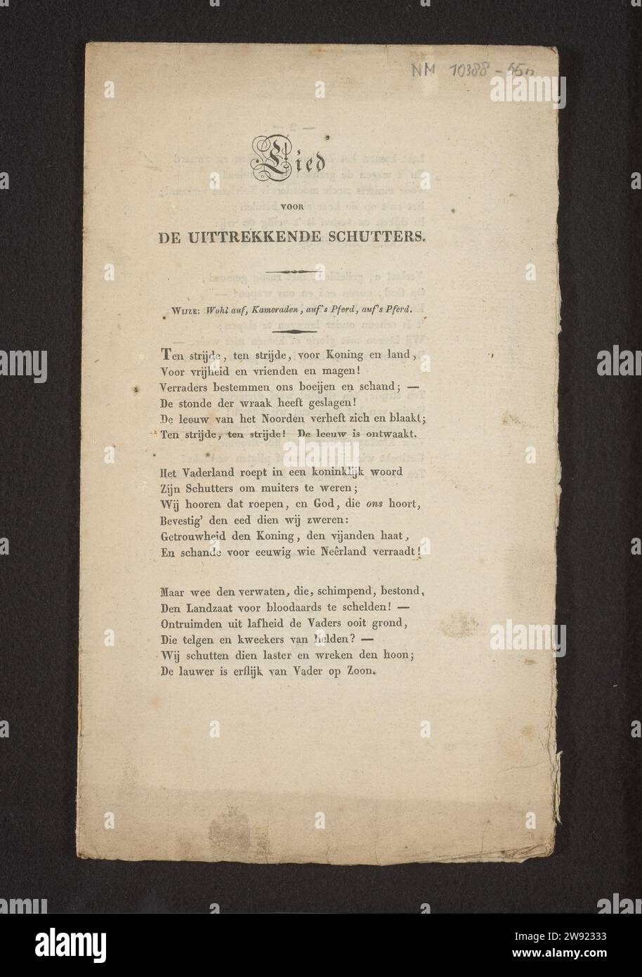 Song for the executive shooters / song for the volunteers / Jeerlied ...