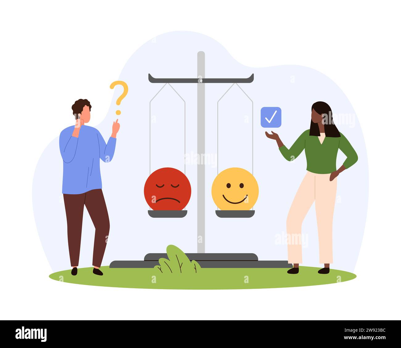 Pros And Cons Choice Benefits And Threats Analysis Vector Illustration