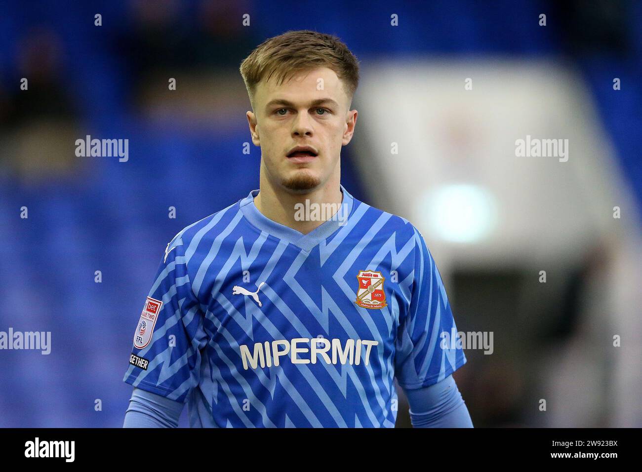 Birkenhead, UK. 23rd Dec, 2023. Murphy Mahoney the goalkeeper of ...