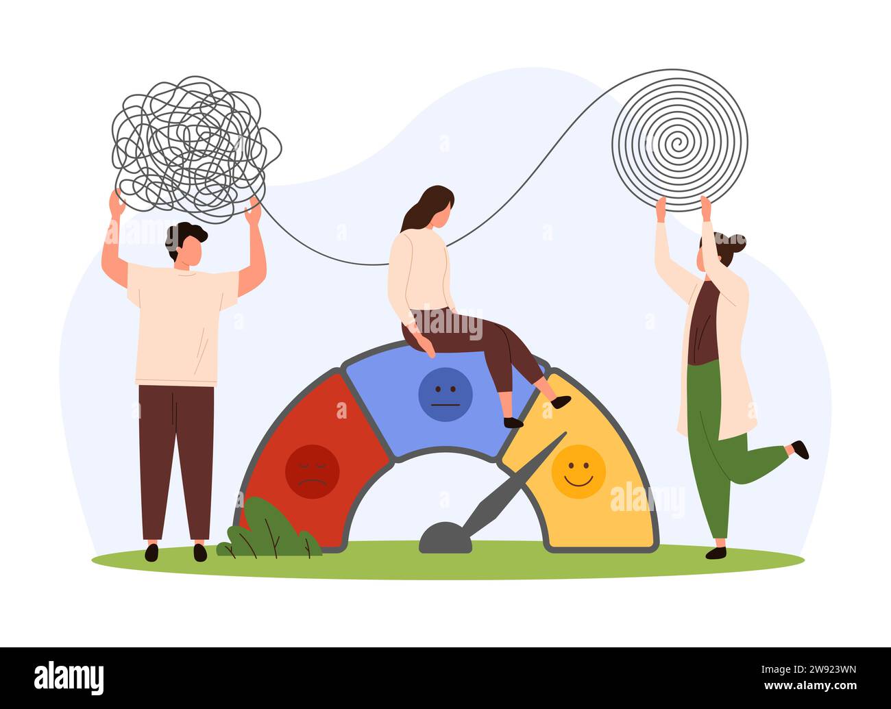 The mood meter Stock Vector Images - Alamy