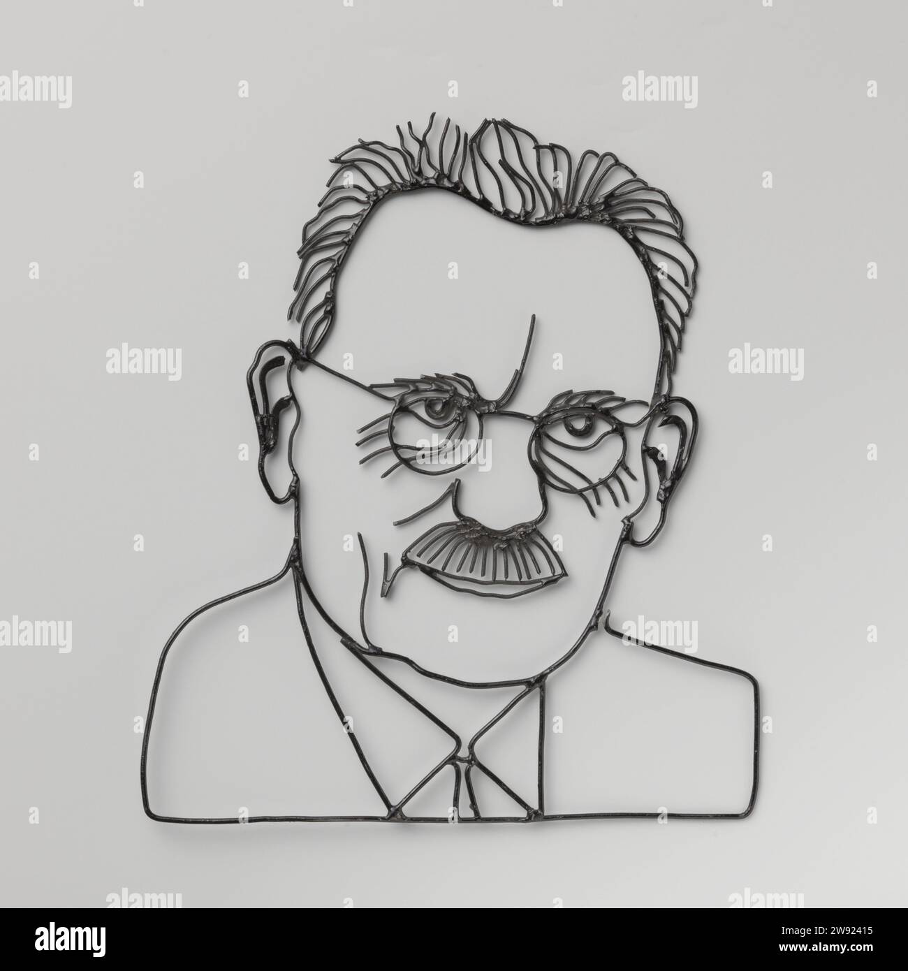 Portrait of Willem Drees, Anonymous, After 1950 Portrait formed of ...