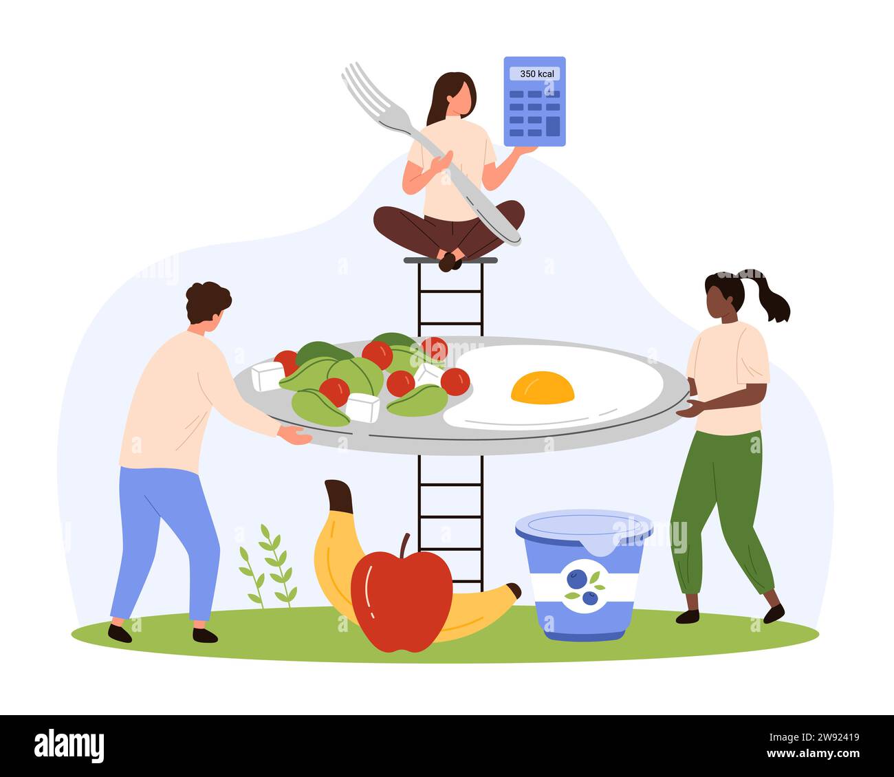 Counting calories for weight loss, mobile app for healthy nutrition and ...