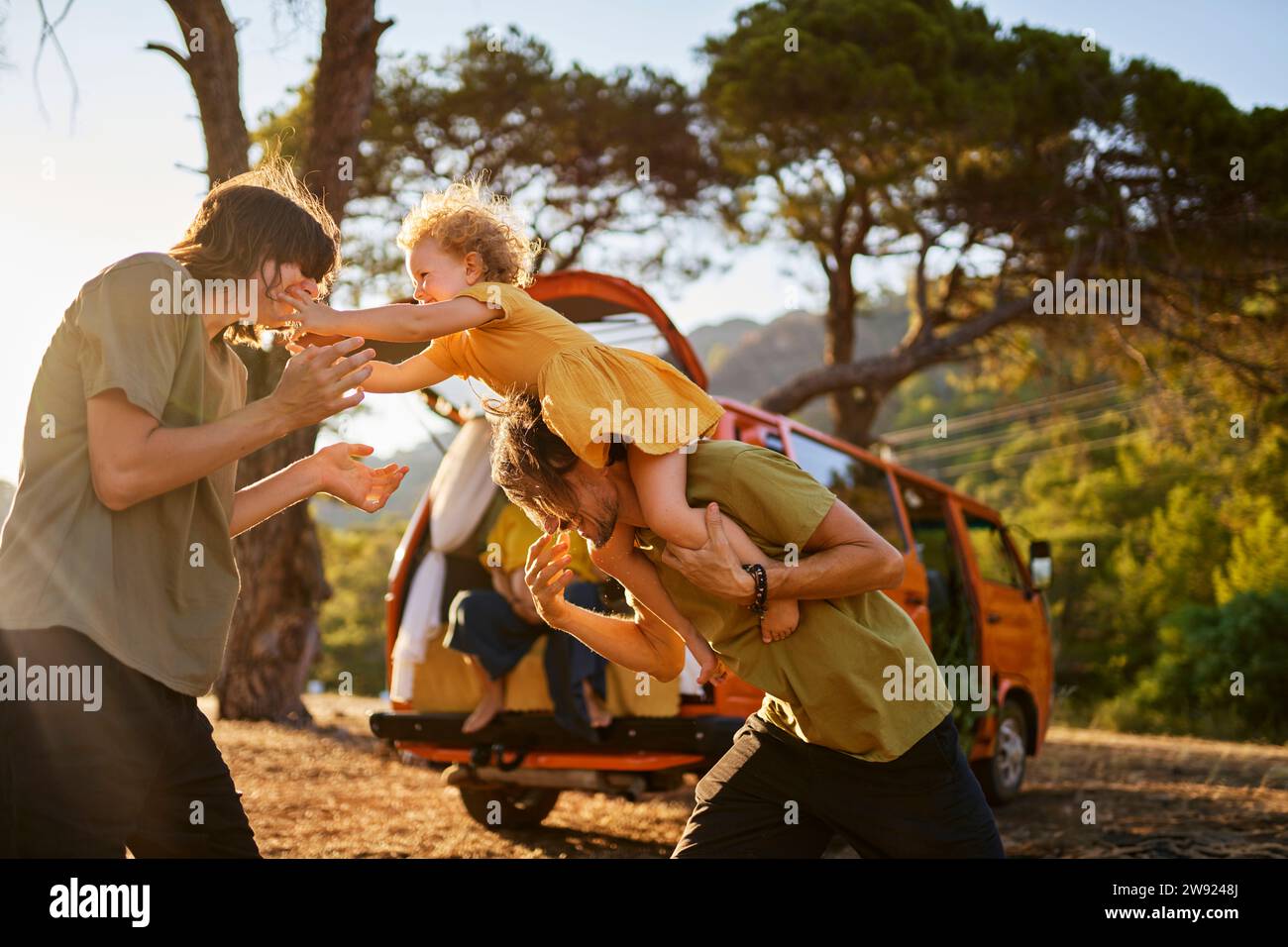 Children caravan park hi-res stock photography and images - Alamy