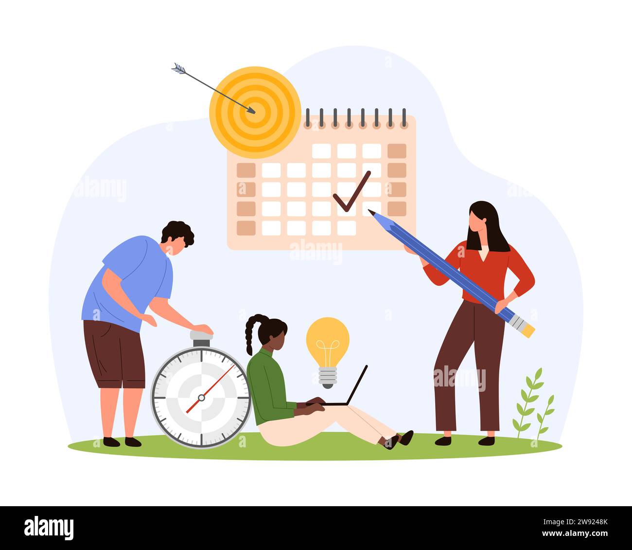 Calendar app, agenda and business schedule for business planning. Tiny ...